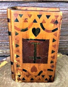 Blue Line Antiques - Port Leyden, New York - Book Form Spruce Gum Box